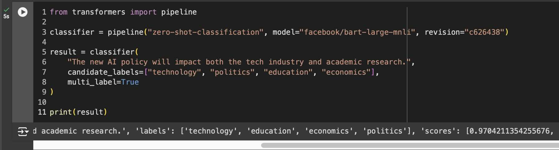 Zero-shot Classification with Hugging Face Transformer Library | Code2care